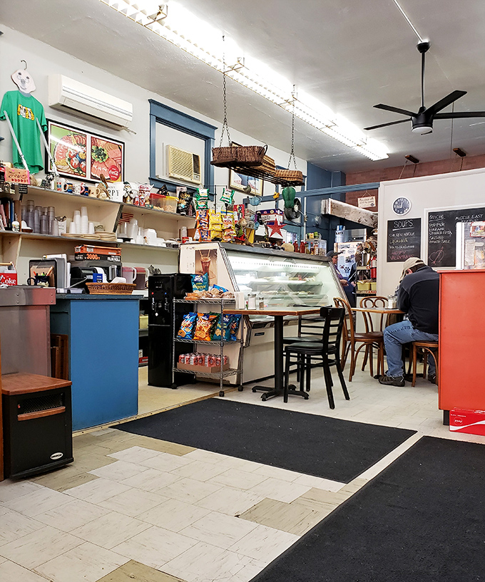 No Edison bulbs or reclaimed wood here&mdash;just the honest interior of a place that puts its energy into what's between the bread rather than what's on the walls.