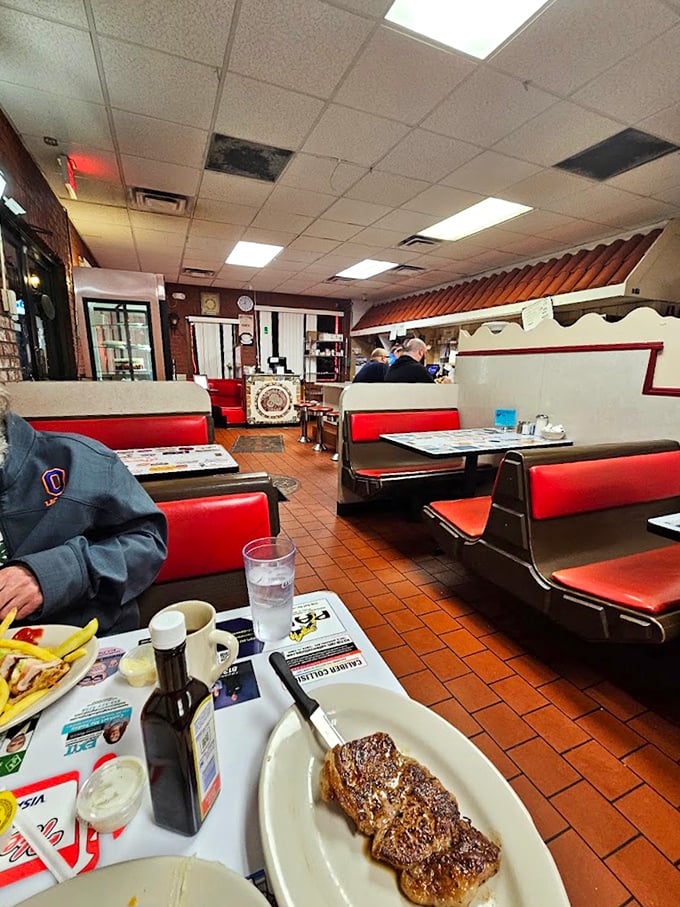 Classic red vinyl booths and terra cotta floors tell you everything you need to know&mdash;this place has been perfecting comfort food while trends come and go.