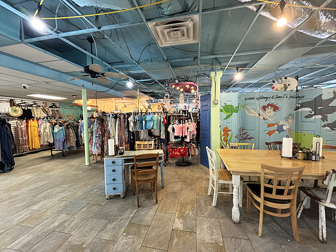 Part boutique, part eatery, the interior feels like stepping into your eccentric aunt's beach house&mdash;if your aunt had impeccable taste and killer recipes.