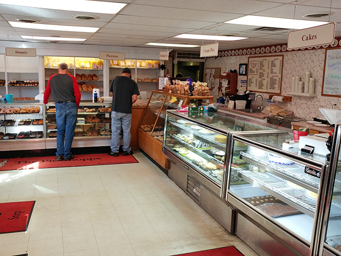 Where barbecue dreams come true&mdash;simple tables, wooden accents, and the promise of meat that's been pampered longer than most spa treatments.