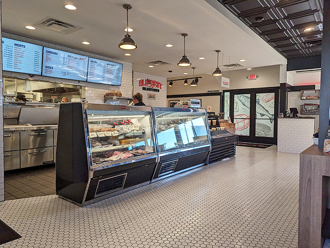 The bright, clean interior feels like your favorite diner got a modern makeover without losing its soul.