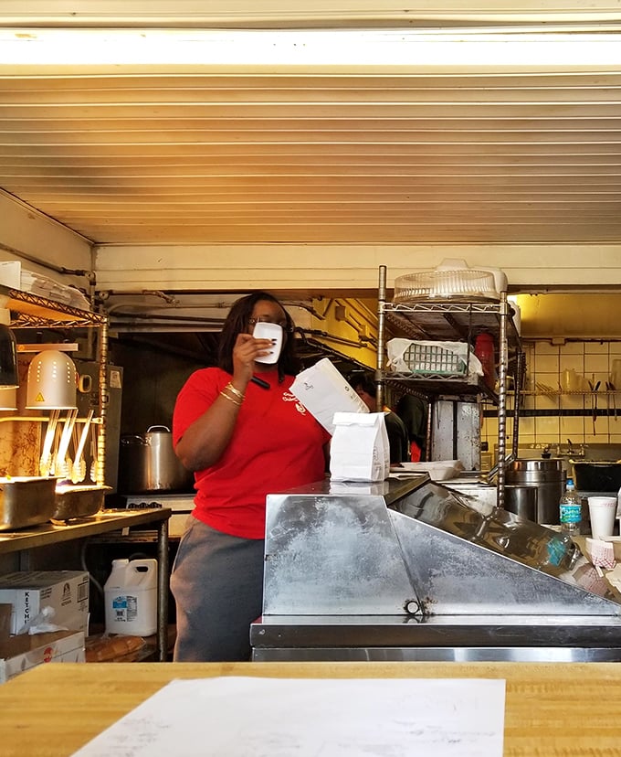 Behind every great fried chicken joint is a kitchen where magic happens. No molecular gastronomy here, just decades of Southern cooking wisdom in action.