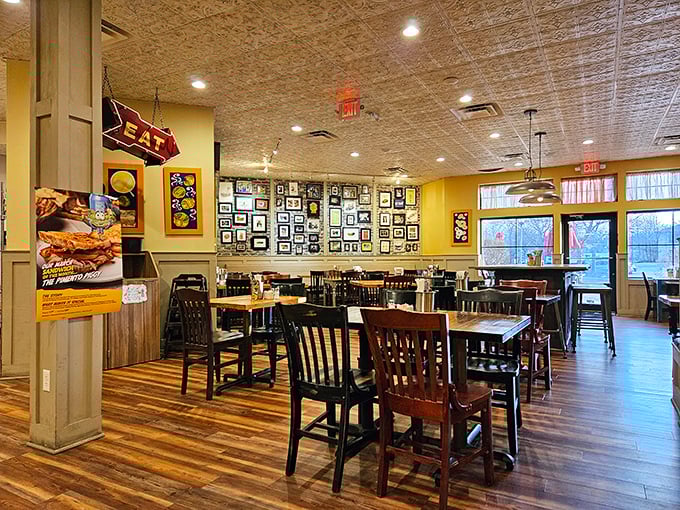 The kind of dining room where strangers become friends over shared appreciation for properly cured meats.