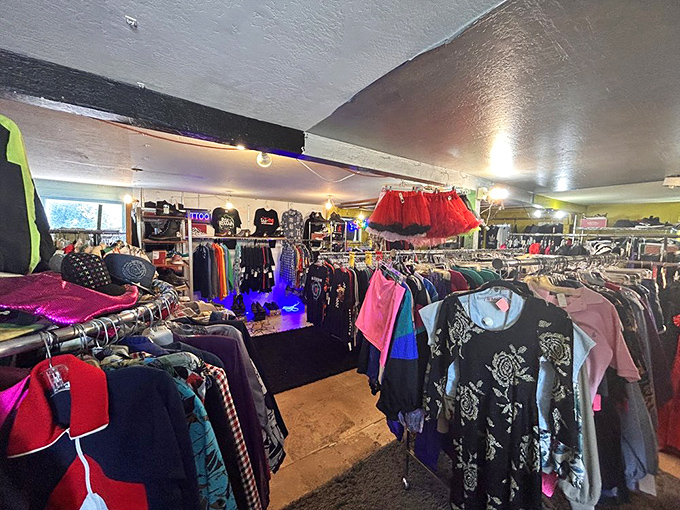 Step inside and suddenly you're in fashion's greatest hits album, organized by someone who actually cares.