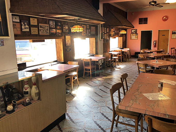 Step inside and time stands still&mdash;vintage tile floors, wooden tables, and Tiffany-style lamps create the kind of authentic atmosphere money can't manufacture.