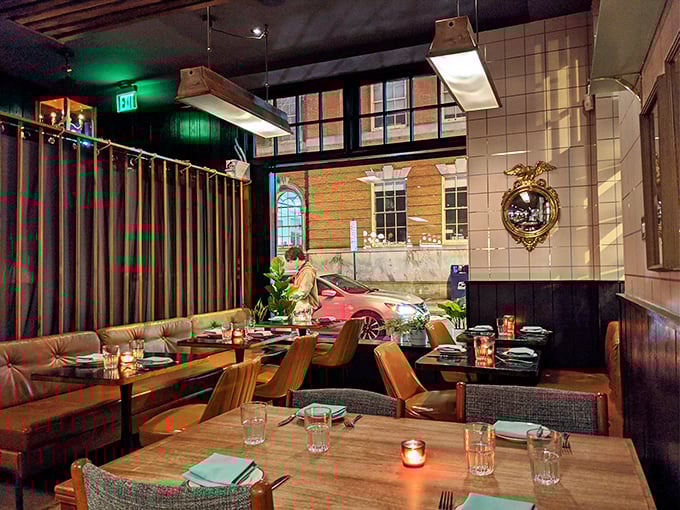 Mid-century meets modern sophistication in this thoughtfully designed space that feels both nostalgic and fresh.