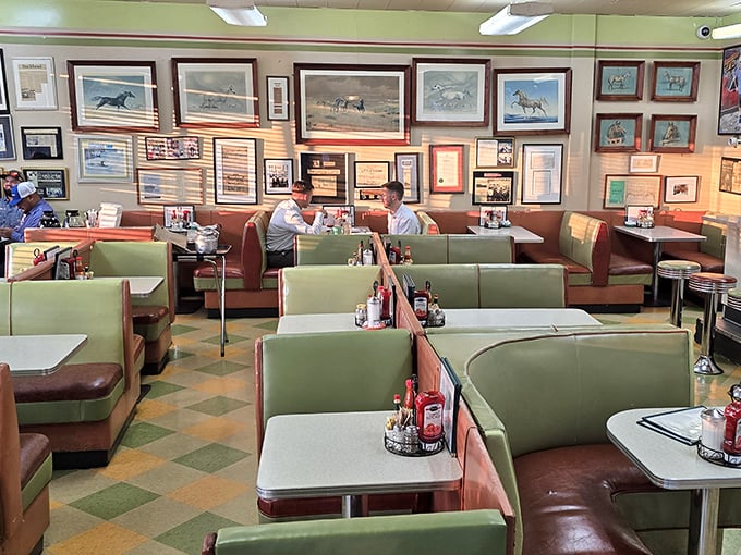 Classic mint-green booths and checkerboard floors transport you to a simpler time. This isn't retro by design&mdash;it's authentic by persistence.