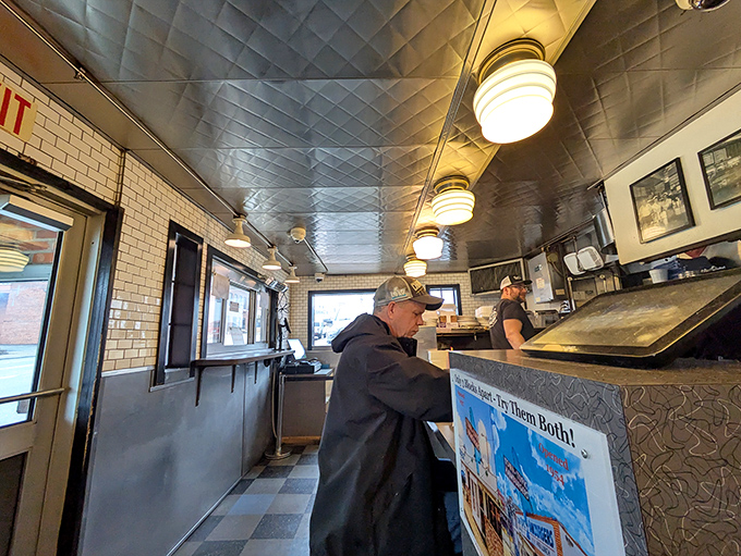 Inside Town Topic, time stands still while your cholesterol decidedly does not. Classic diner ambiance with history baked into every tile.