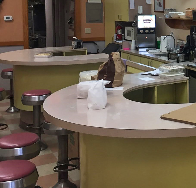 The retro counter setup feels like stepping into a time machine&mdash;one that happens to serve the best breakfast in town.