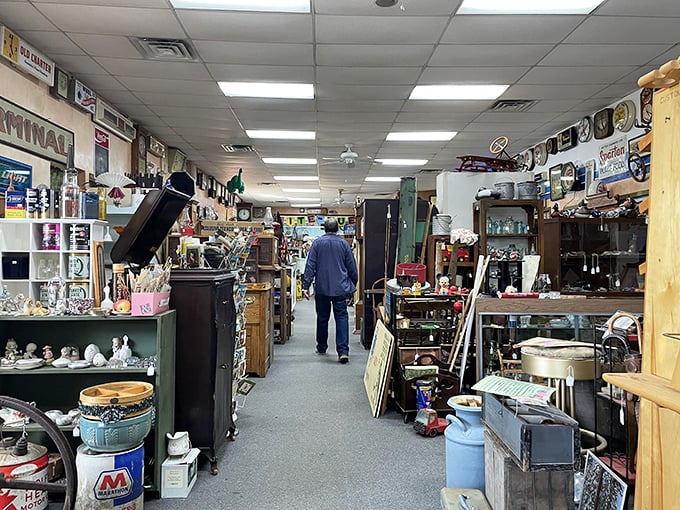 Wandering these aisles feels like time travel without the pesky paradoxes. Every corner holds potential for discovery.