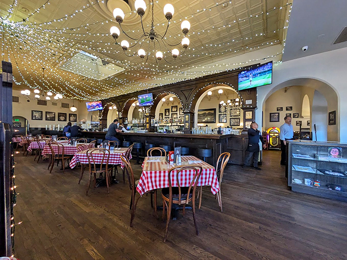 Step inside and time stands still &ndash; red checkered tablecloths, twinkling lights, and a bar that's witnessed decades of Santa Barbara stories.