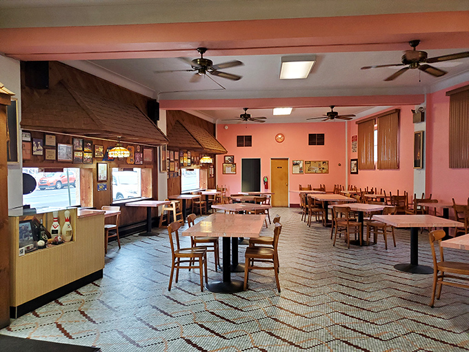 Step inside and the pink walls, herringbone floor, and wooden tables transport you to a simpler era when restaurants focused on food, not Instagram opportunities.