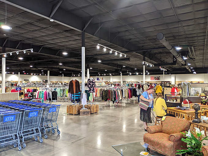 Spacious, organized, and bright &ndash; this isn't your grandmother's cluttered thrift store, though she'd absolutely love hunting for treasures here.