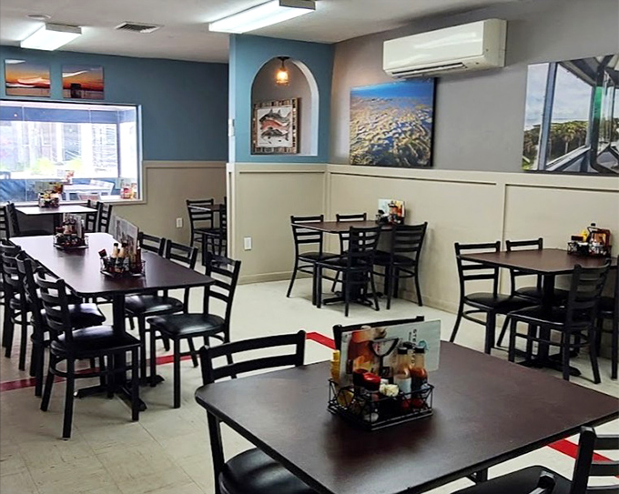 Dining under a sculptural fish that seems to swim through the glass ceiling&mdash;this isn't just dinner, it's theater with a side of seafood.