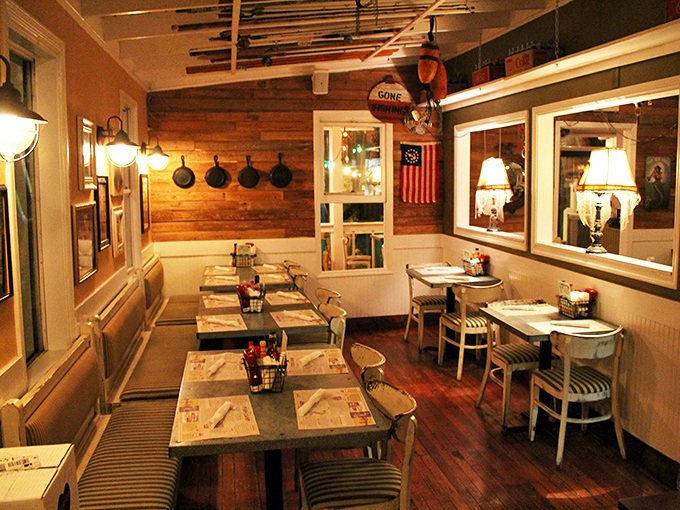 Step inside and you're transported to Old Florida &ndash; where cast iron skillets on wooden walls tell stories of meals past.