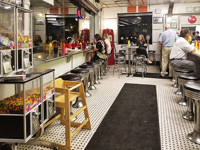 Step back in time at Hunter House Hamburgers where friendly vibes, classic sliders, and retro diner charm create unforgettable meals.