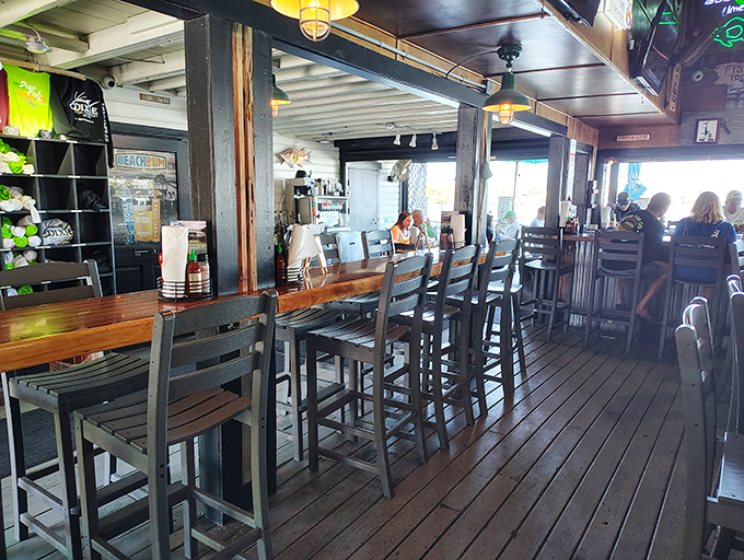 Inside, mismatched chairs and nautical charm create the perfect backdrop for serious seafood conversations.
