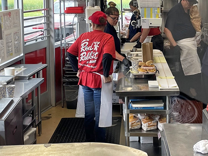 Behind the scenes magic: Where Bunny Burgers are born and Pennsylvania's comfort food dreams come true, one sesame seed bun at a time.