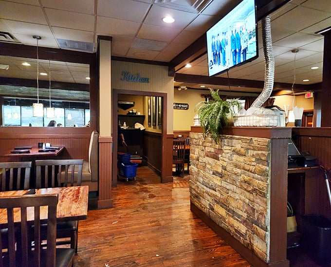 Step inside to a world where Windsor chairs and warm wood tones create the perfect backdrop for the food memories you're about to make.