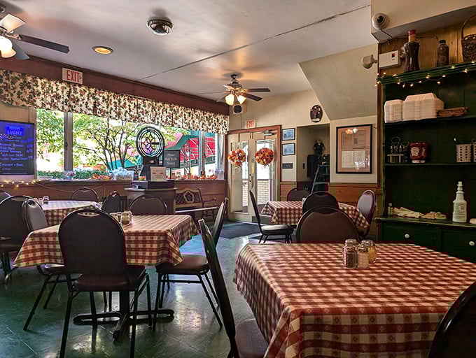 Red and white checkered tablecloths aren't a trendy design choice here&mdash;they're the authentic canvas upon which generations of memorable meals have been served.