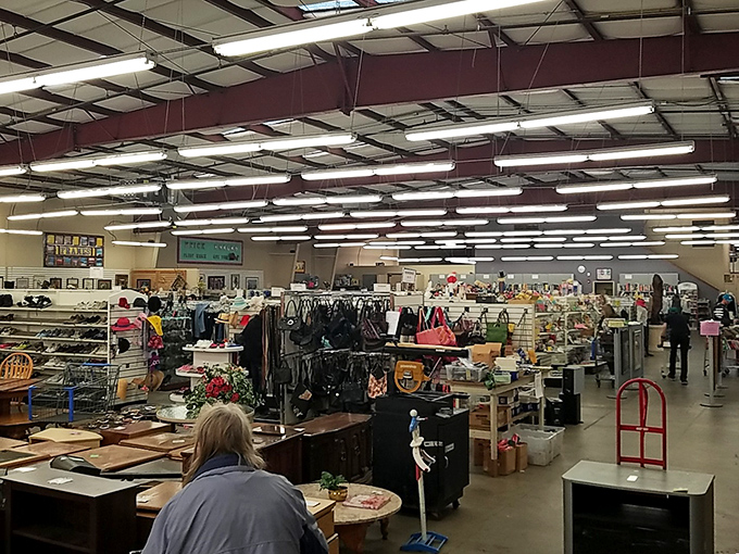 Behold the warehouse of wonders where your shopping cart dreams come true for pocket change.