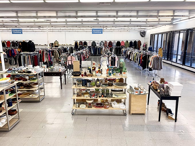 Organized chaos at its finest&mdash;racks upon racks of potential wardrobe transformations await, all for less than the cost of a fancy dinner.