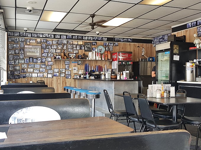 Where memories line the walls and breakfast dreams come true. This wood-paneled time capsule has witnessed more morning conversations than a coffee pot.