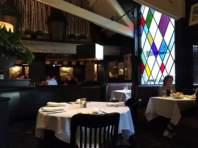 Those stained glass windows aren't just for show&mdash;they transform ordinary dinners into Technicolor celebrations while keeping conversations intimate.