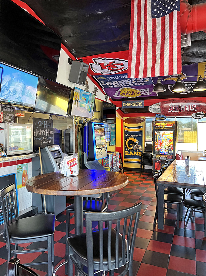 Sports memorabilia heaven meets comfort food paradise. The perfect spot to catch the game while catching up with your taste buds.