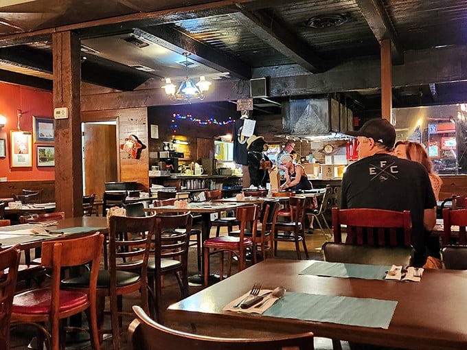 Time stands still inside The Willo, where wood-paneled walls have absorbed decades of laughter, clinking glasses, and satisfied sighs.