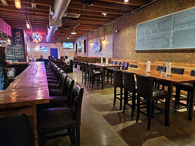 Rustic wooden tables, exposed brick, and that unmistakable aroma of smoke &ndash; the trinity of great barbecue joint ambiance.