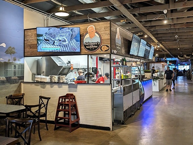 Strolling through feels like a global food passport—sandwiches here, ramen there, and flavors everywhere.