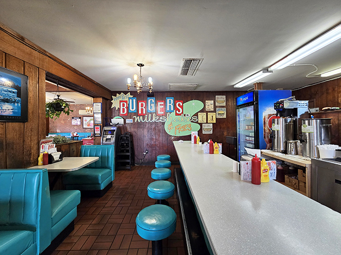 Step inside and it's 1975 calling &ndash; they want their perfect diner aesthetic back (but we're keeping it).