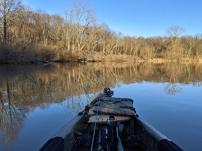 Gliding through glass-smooth water, where the only traffic jam involves curious turtles and lily pads.