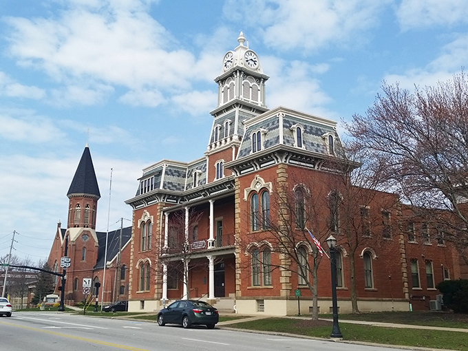 The stately Medina County Courthouse stands as the town's crown jewel. Its clock tower has been keeping locals punctual since the 19th century.