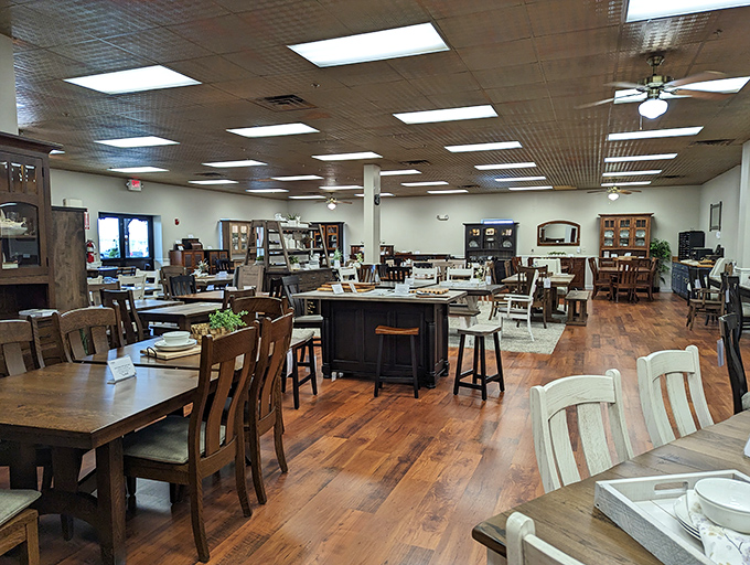 Not just furniture shopping&mdash;it's like attending a reunion of America's most beautiful dining tables, each with stories to tell.