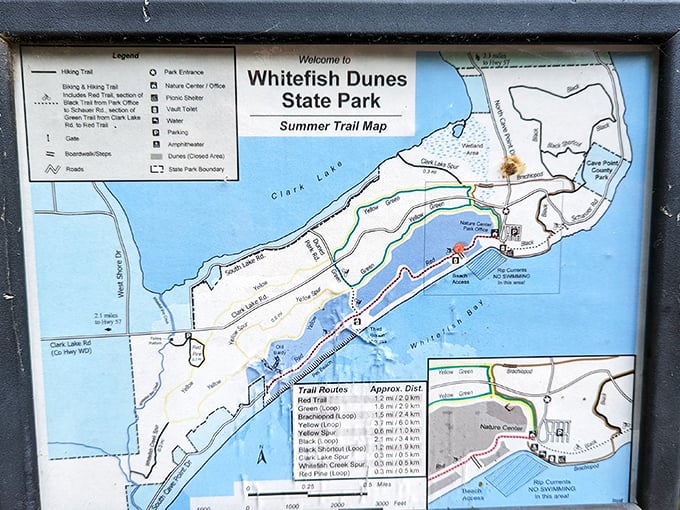 Not just any map&mdash;this is your treasure chart to adventures waiting among Wisconsin's tallest dunes and hidden forest paths.