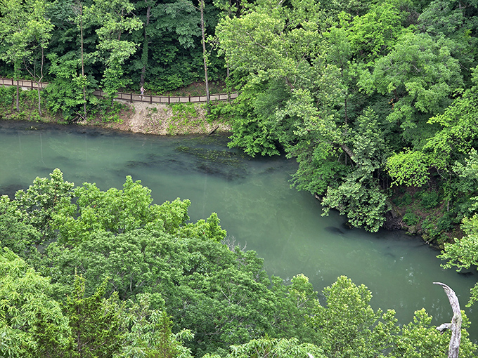 Mother Nature showing off her reflective side. This mirror-like spring could double as Heaven's swimming pool&mdash;no filter needed.