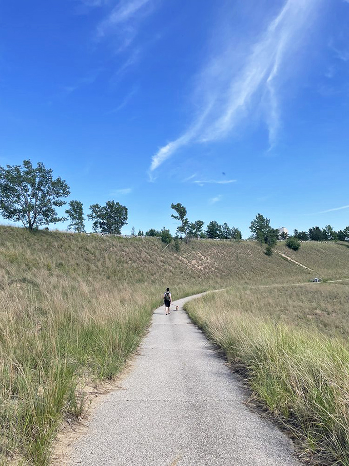 Nature's StairMaster with a view! This dune trail offers a workout that beats any gym membership, with scenery that makes you forget you're exercising.
