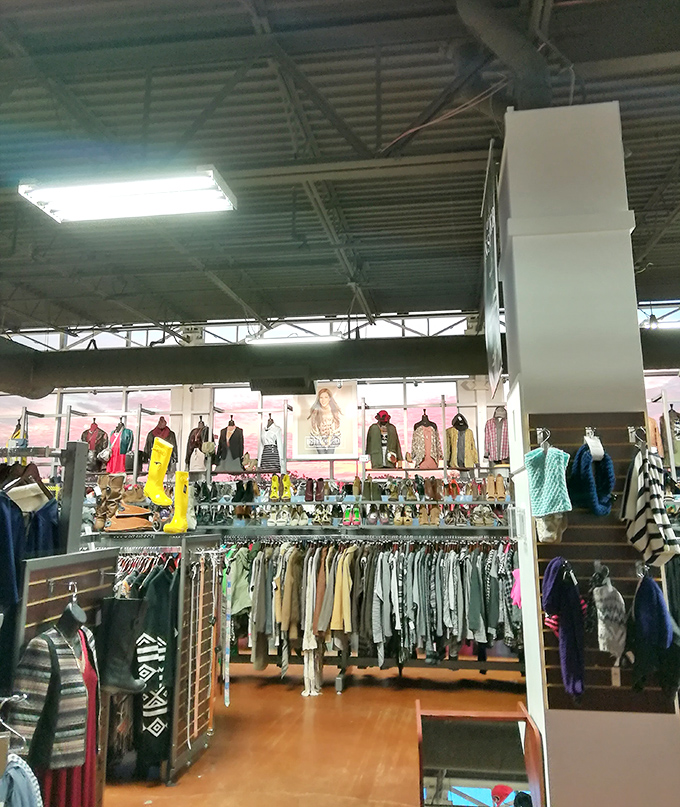 Fashion paradise awaits! Meticulously organized racks showcase current styles that make "pre-loved" feel like a designer compliment.
