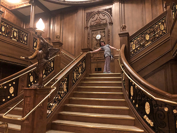 The Grand Staircase isn't just a recreation&mdash;it's a time portal. Stand here and you're no longer in Tennessee but aboard history's most famous ocean liner.