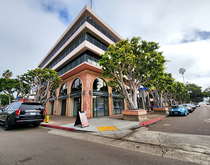 Strolling through La Jolla's village feels like wandering onto a movie set where palm trees and pastel buildings conspire to make everyday errands feel glamorous.