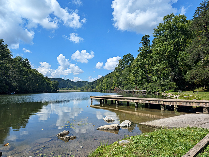 Those rustic wooden railings have witnessed countless sunrise coffee moments and evening fishing tales over the years.