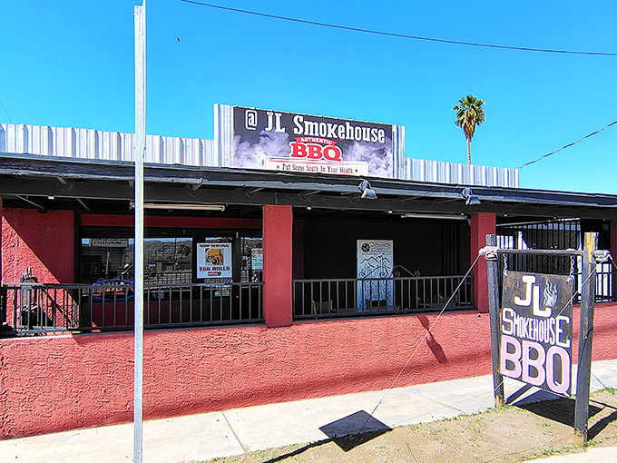 This little red smokehouse proves that great things come in perfectly humble packages every time.