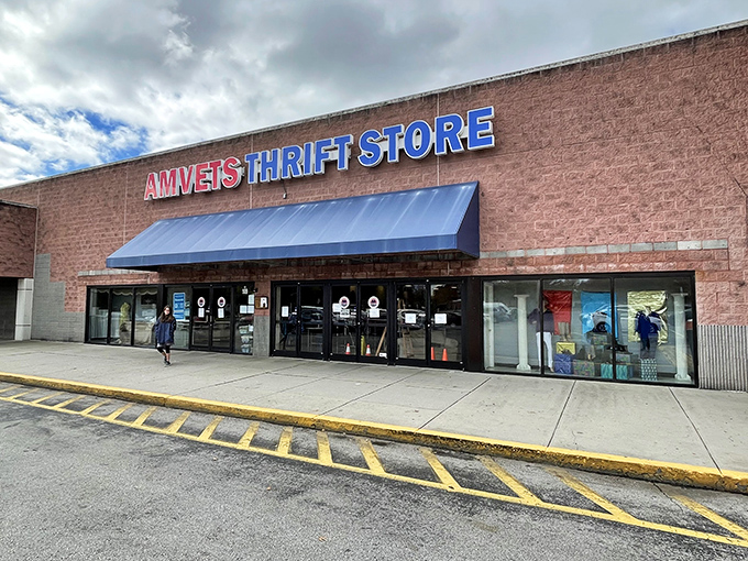That patriotic awning waves hello to every bargain hunter passing by this Knoxville landmark. 
