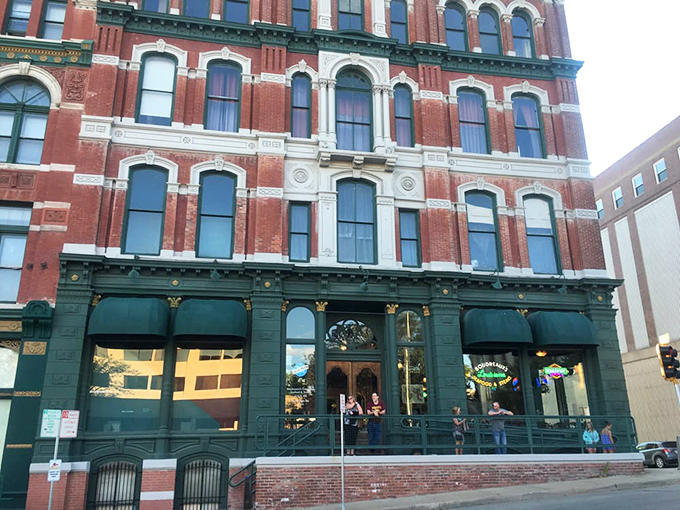 This stately building has that "Sunday best" elegance that makes every meal feel like a special occasion.