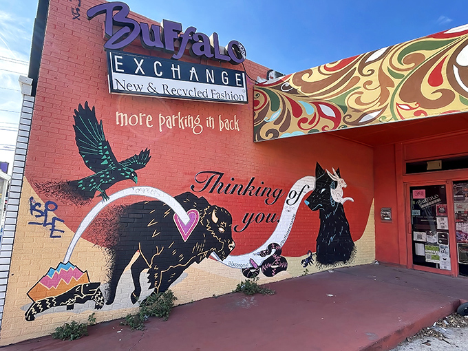 Those colorful murals aren't just pretty &ndash; they're like a preview of the creative energy buzzing inside.