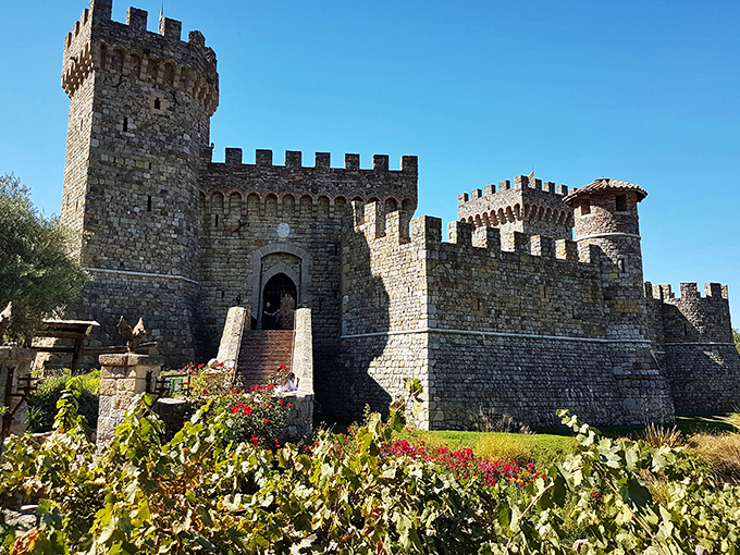 This isn't your neighborhood wine cellar - it's where medieval dreams meet Napa Valley's finest grape ambitions.