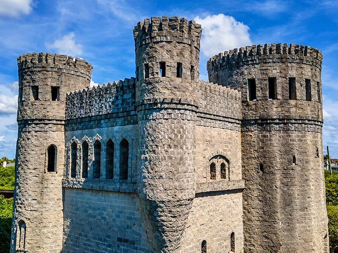 Medieval meets Florida in this impressive stone fortress that makes you feel like royalty without the royal taxes.