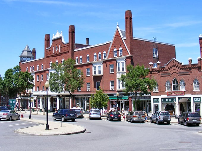 Claremont's downtown exudes New England charm with its preserved brick buildings and storefronts from the town's mill-working heyday.